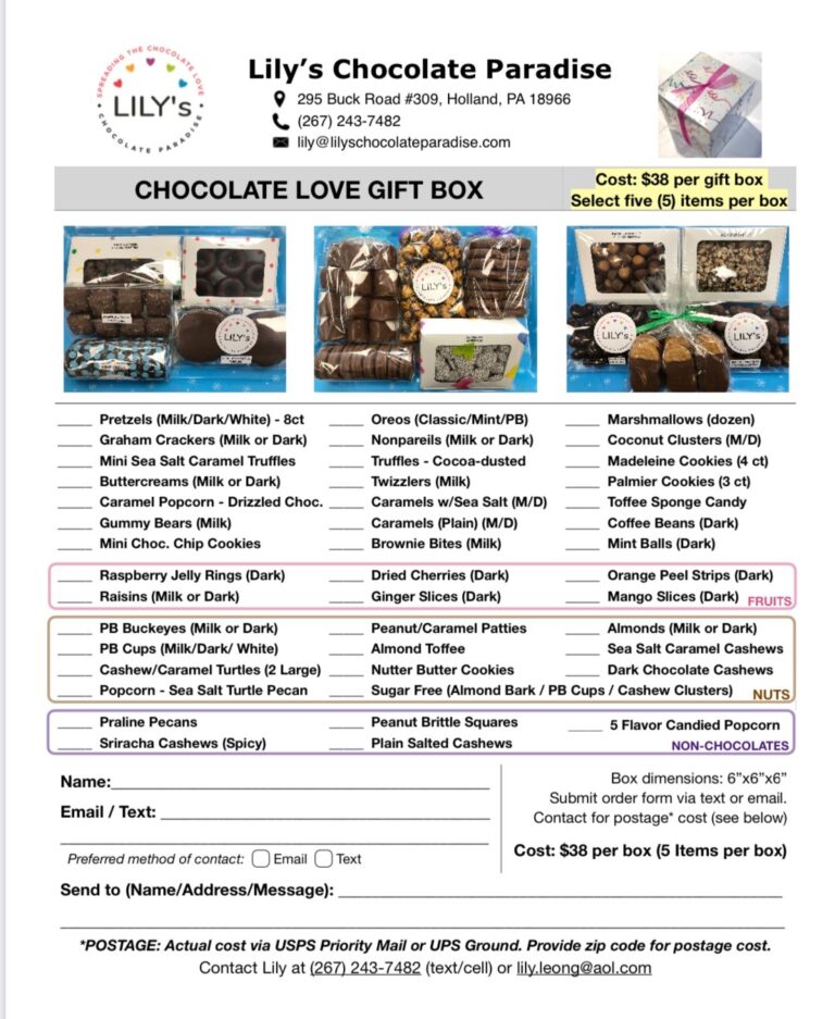 Lily's Chocolate Paradise – Spreading the chocolate love!